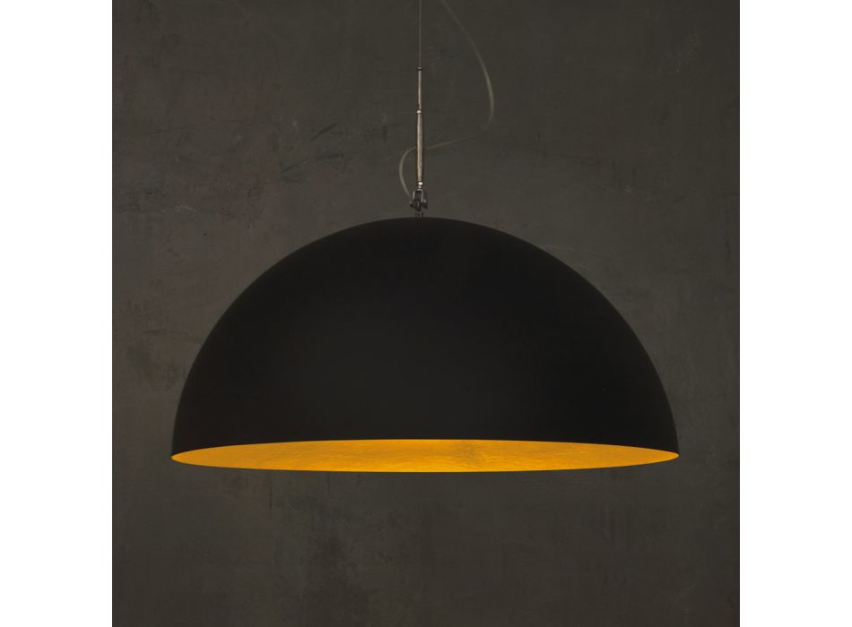 In-es.artdesign Mezza Luna zweifarbiger hängender Kronleuchter für den ...