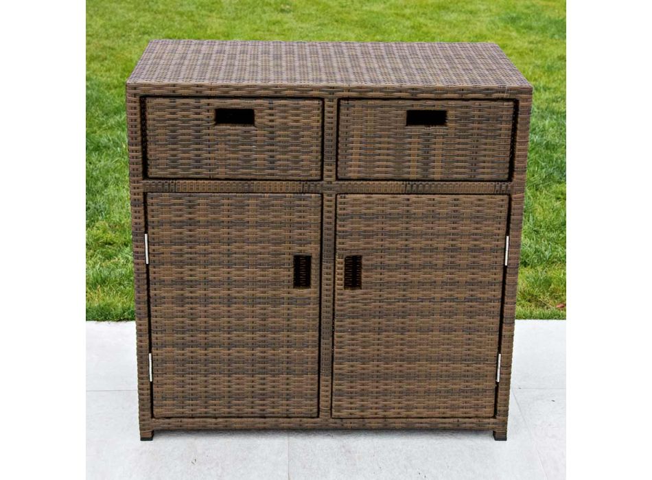 Outdoor-Schrank aus Polyrattan