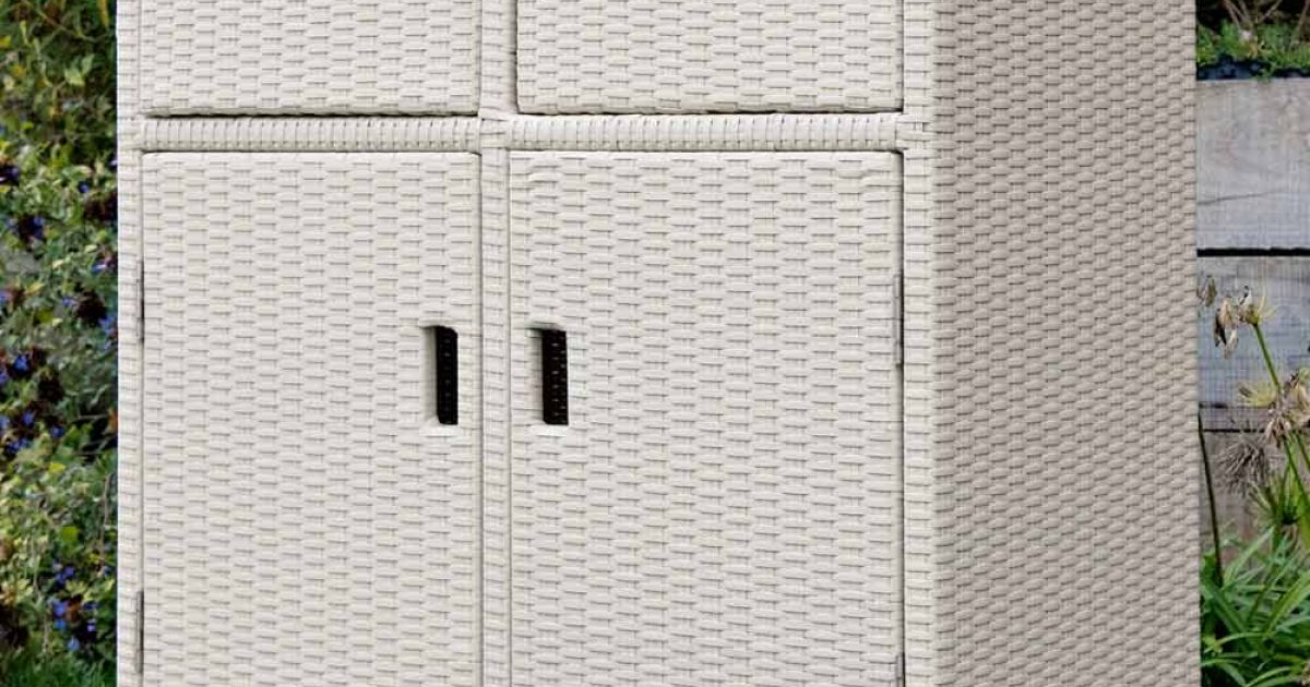 Outdoor-Schrank aus Polyrattan